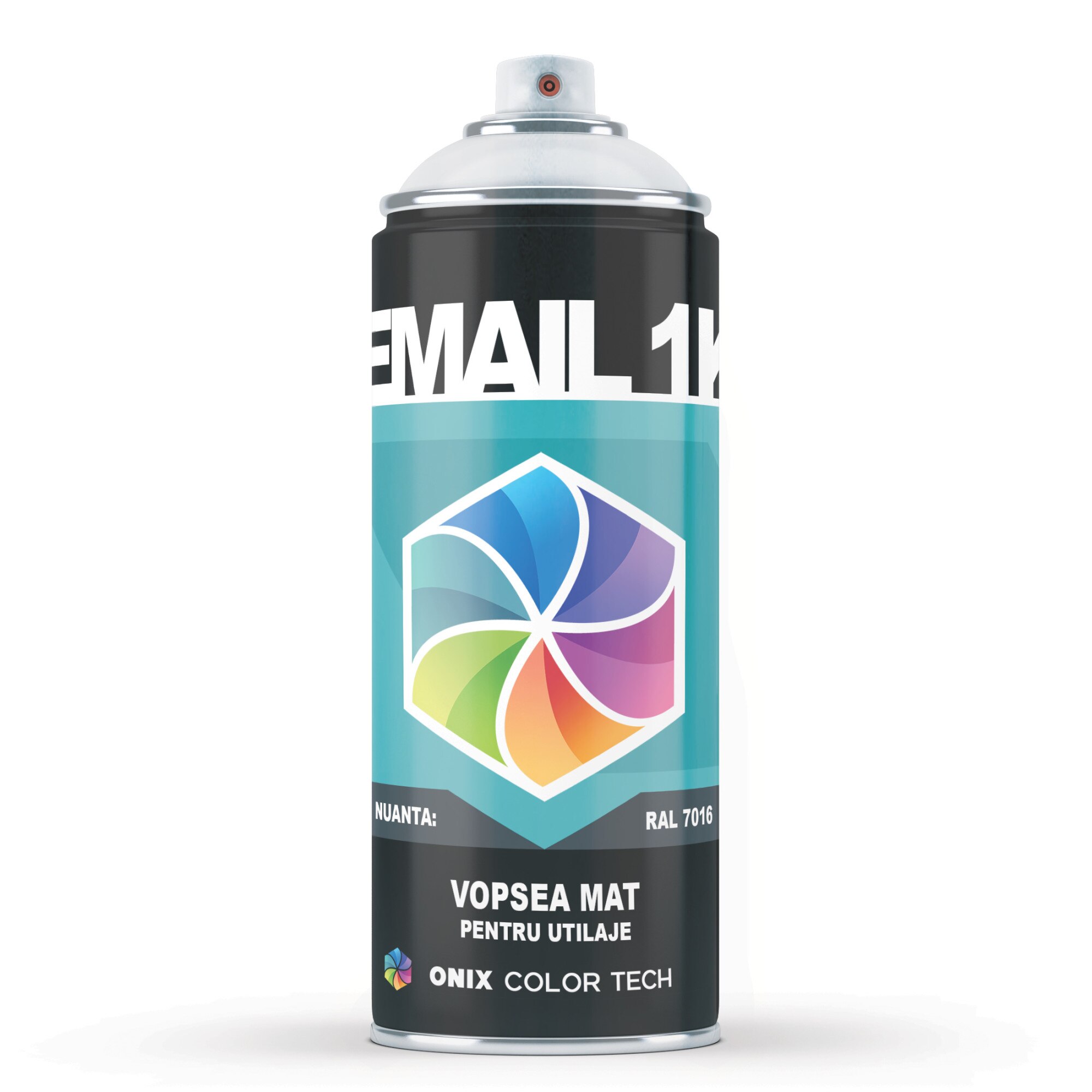 Spray Vopsea mat pentru utilaje, RAL 7016 Anthracite grey, 400ml - eMAG.ro