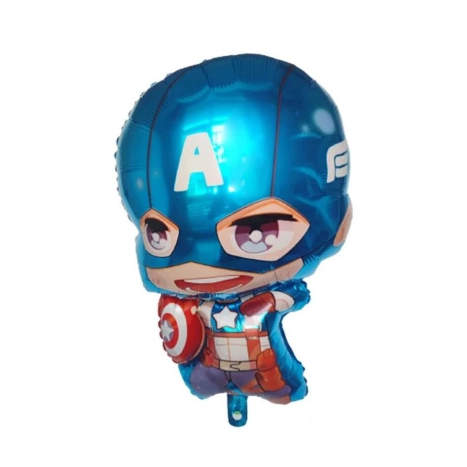 Set 5 baloane folie cu tema Captain America, baloane stea, baloane ...