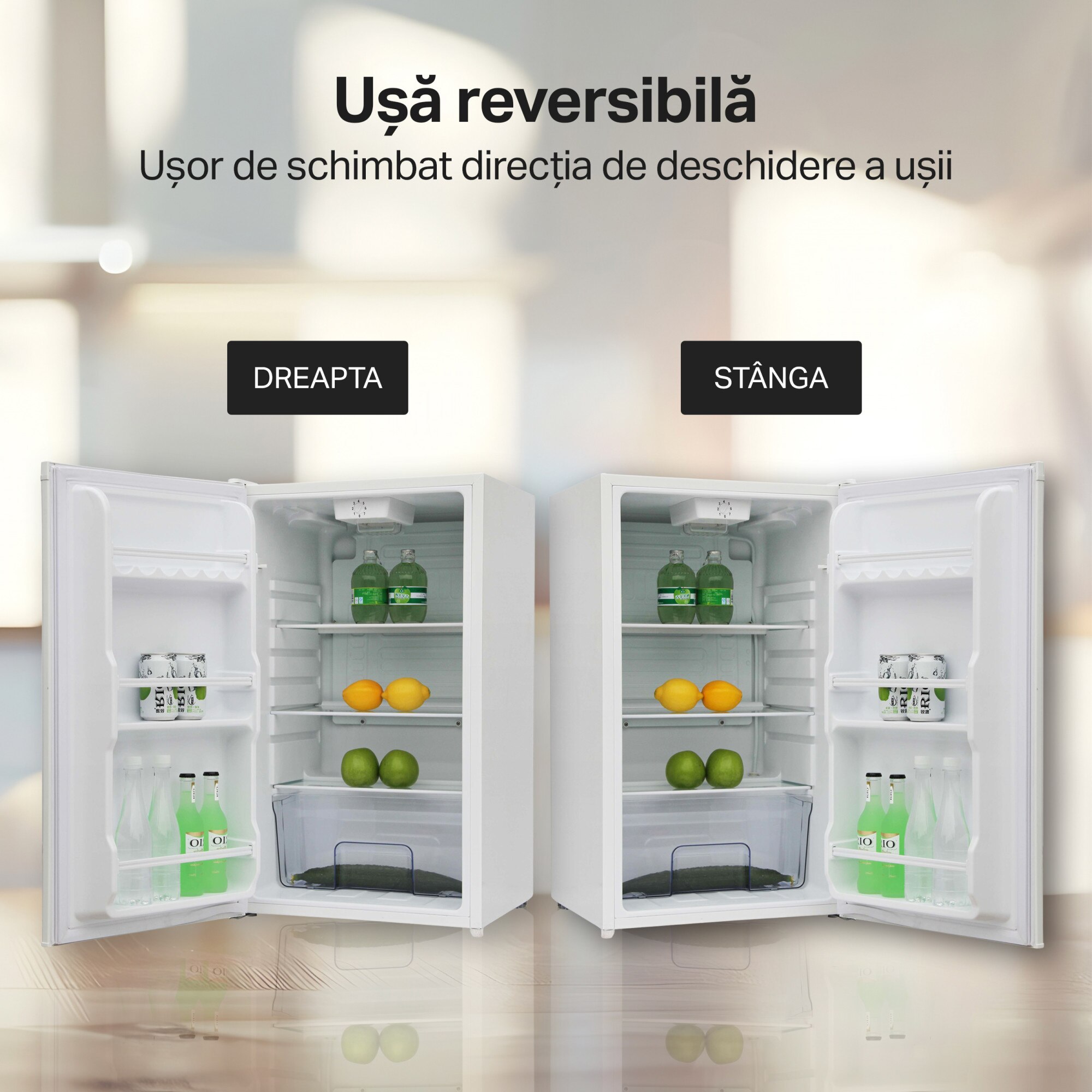 Frigider - Racitor cu o usa STARCREST SFL-92WHE, Clasa E, Capacitate ...