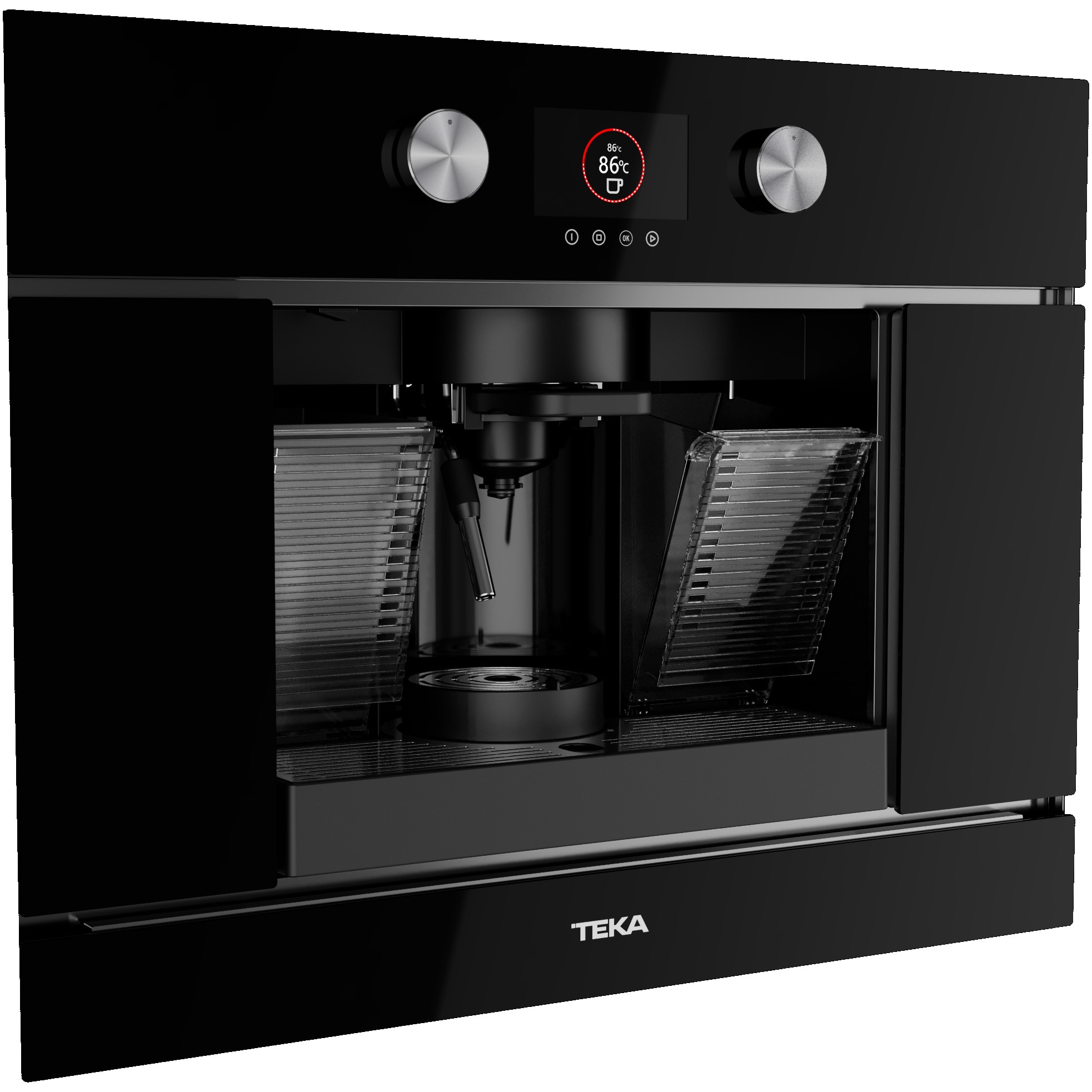 Automat espresso incorporabil Teka, CLC 8350 MC BK, functioneaza cu ...