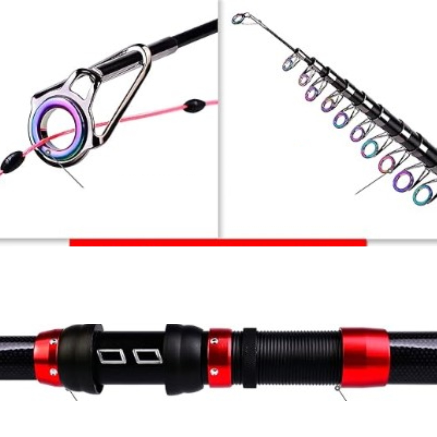 Lanseta telescopica, Adsinio, Carbon, 2.7m, Lungime retractata 44cm ...