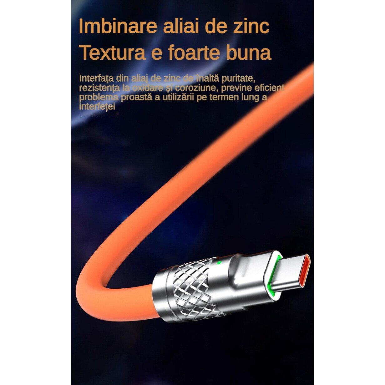 Cablu incarcator USB-C 3in1 MDUG®, 120W, Incarcare rapida, incarcare ...