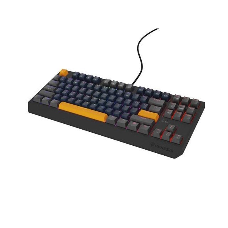 Genesis Gaming billentyűzet, Thor 230 TKL, Naval Blue Positive, US, RGB ...