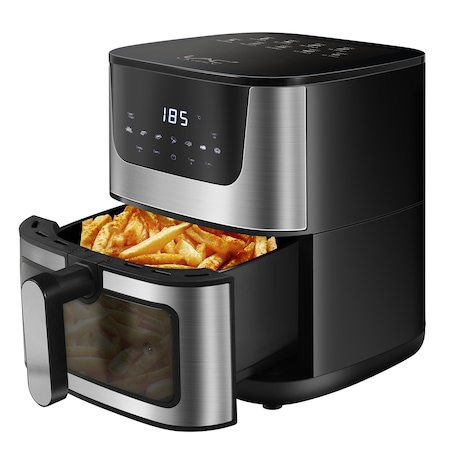 Friteuza cu aer cald, Air Fryer capacitate mare 7L, multifunctionala cu ...