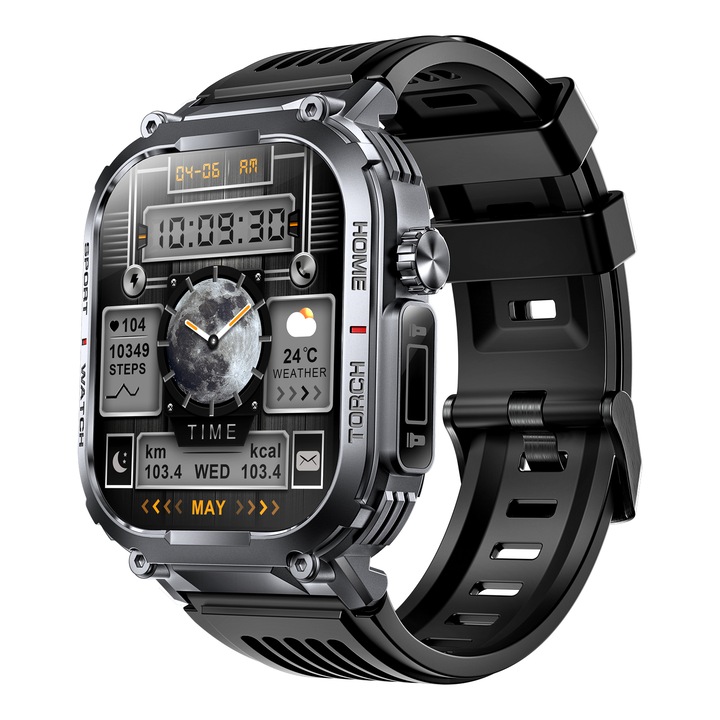 Ceas Smartwatch,, inteligent, fitness, sport, rezistent apa, functie ...