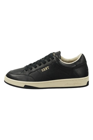 Gant, Pantofi sport din piele cu detalii logo Prepus, Negru, 44 - eMAG.ro