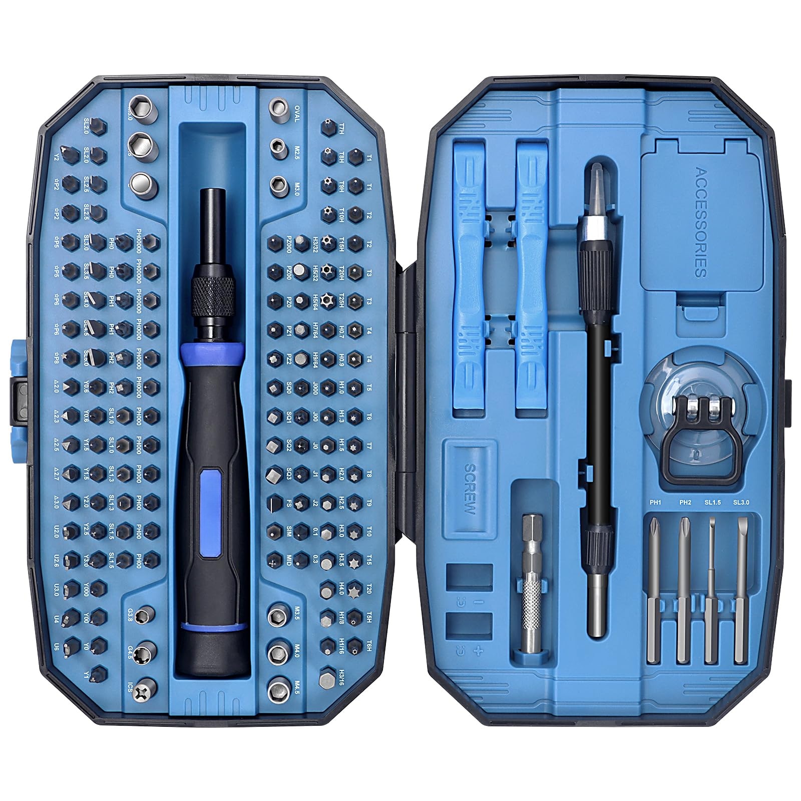 Set surubelnite de precizie, 152 buc, pentru reparatii computer, laptop ...