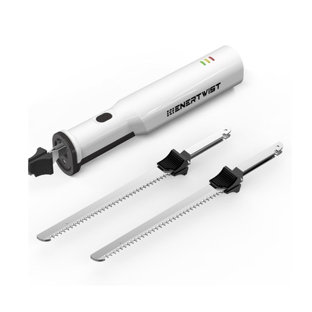 Cutit electric reincarcabil fara fir, Pornire rapida, Lumina LED ...