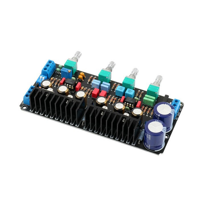 Modul preamplificator pentru reglaj volum inalte, medii si bas, 5532DD ...