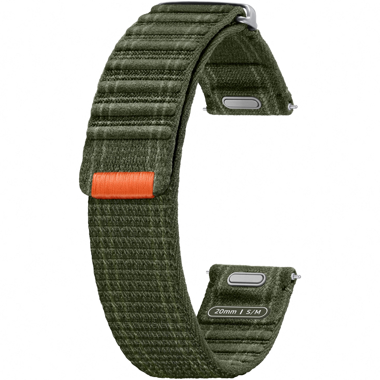 Curea smartwatch Samsung Fabric Band pentru Galaxy Watch7, (S/M), Green ...