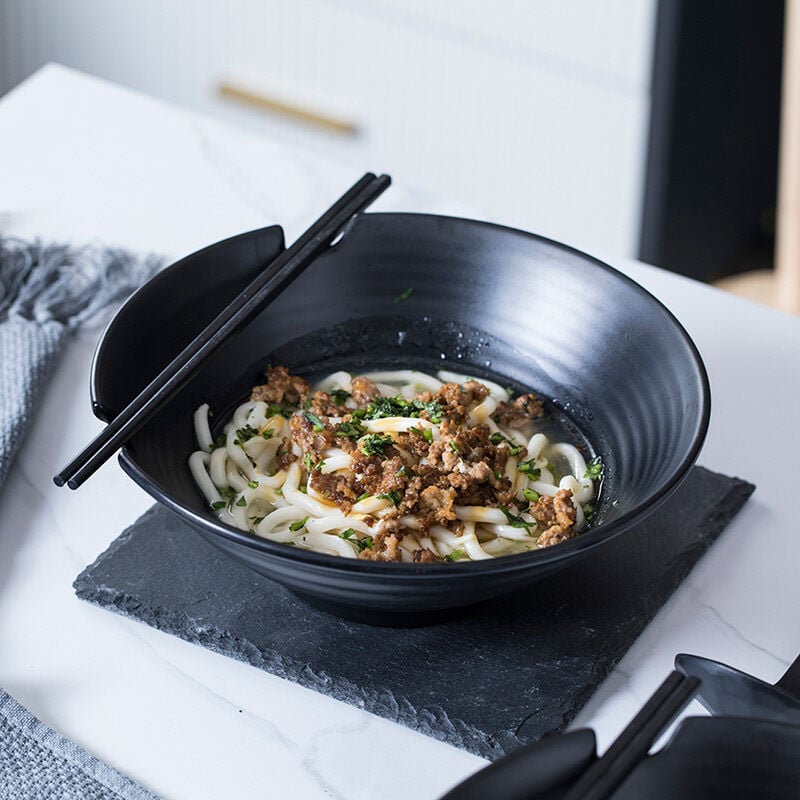 Set de 6 boluri ramen, Cozevdnt, 2 boluri, 2 perechi de betisoare, 2 ...