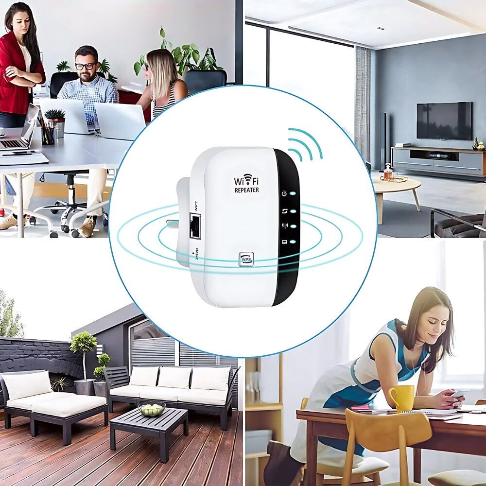 Amplificator semnal retea wireless JOZY®, adaptor extender, LAN Slot, 2 ...