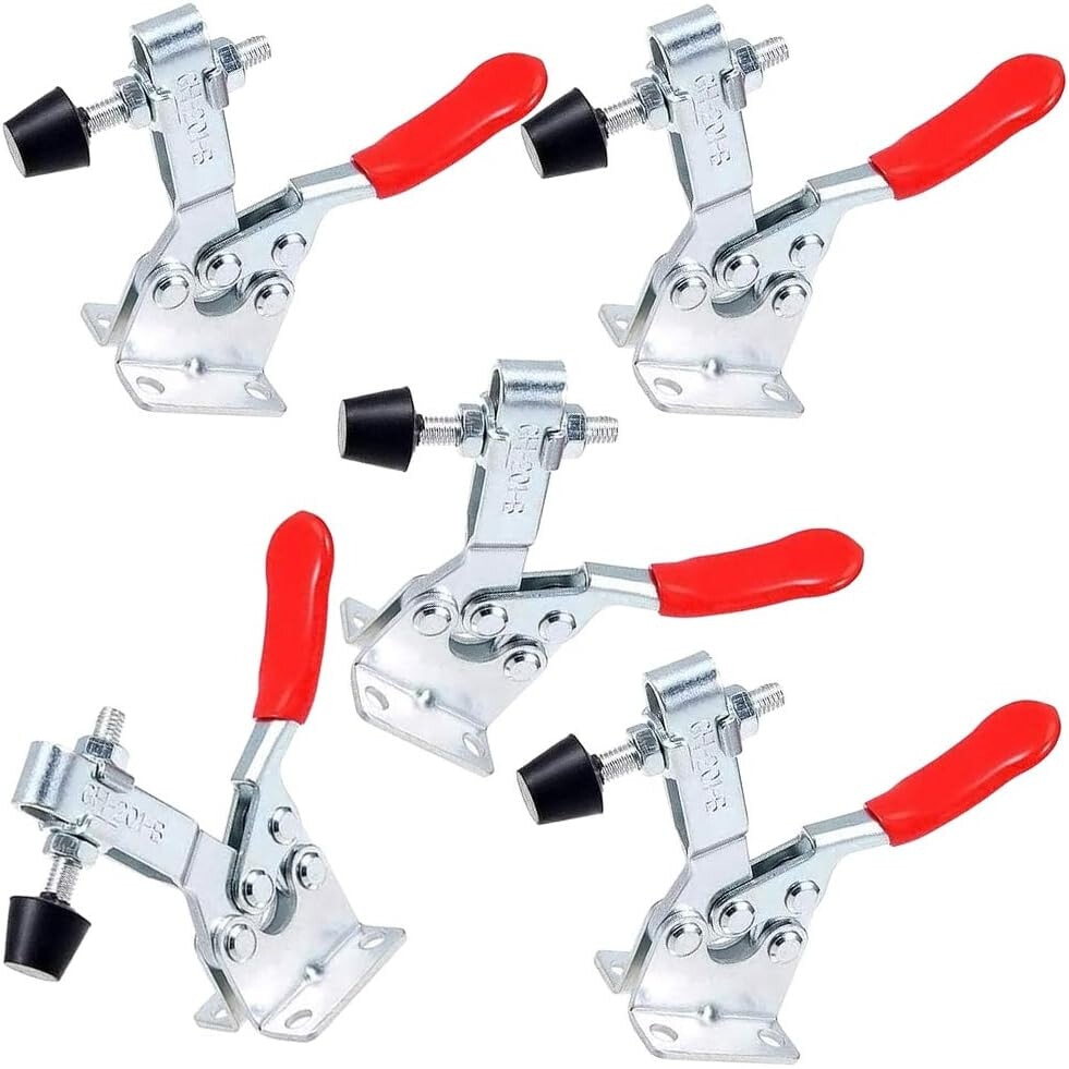 Set de 5 cleme de fixare cu prindere rapida, inox, ajustabile ...