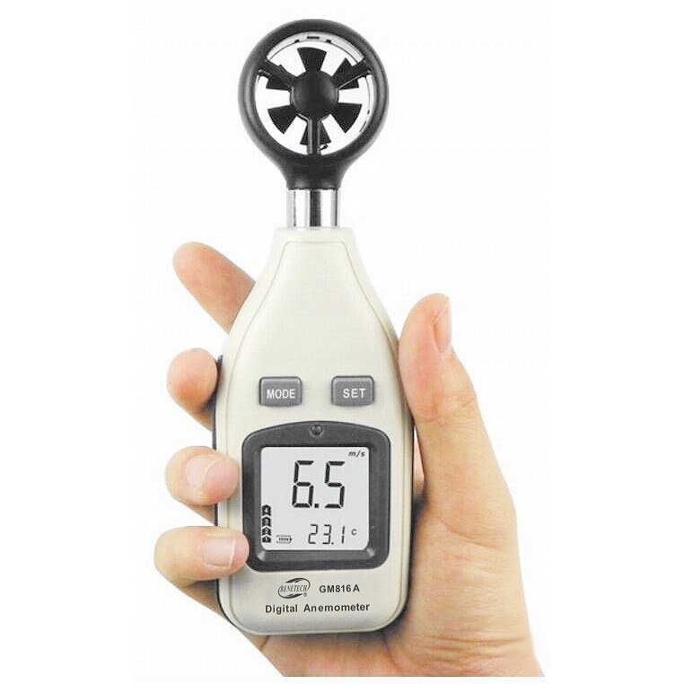 Anemometru Benetech, masurare viteza vant si temperatura, LCD, -10°C ...