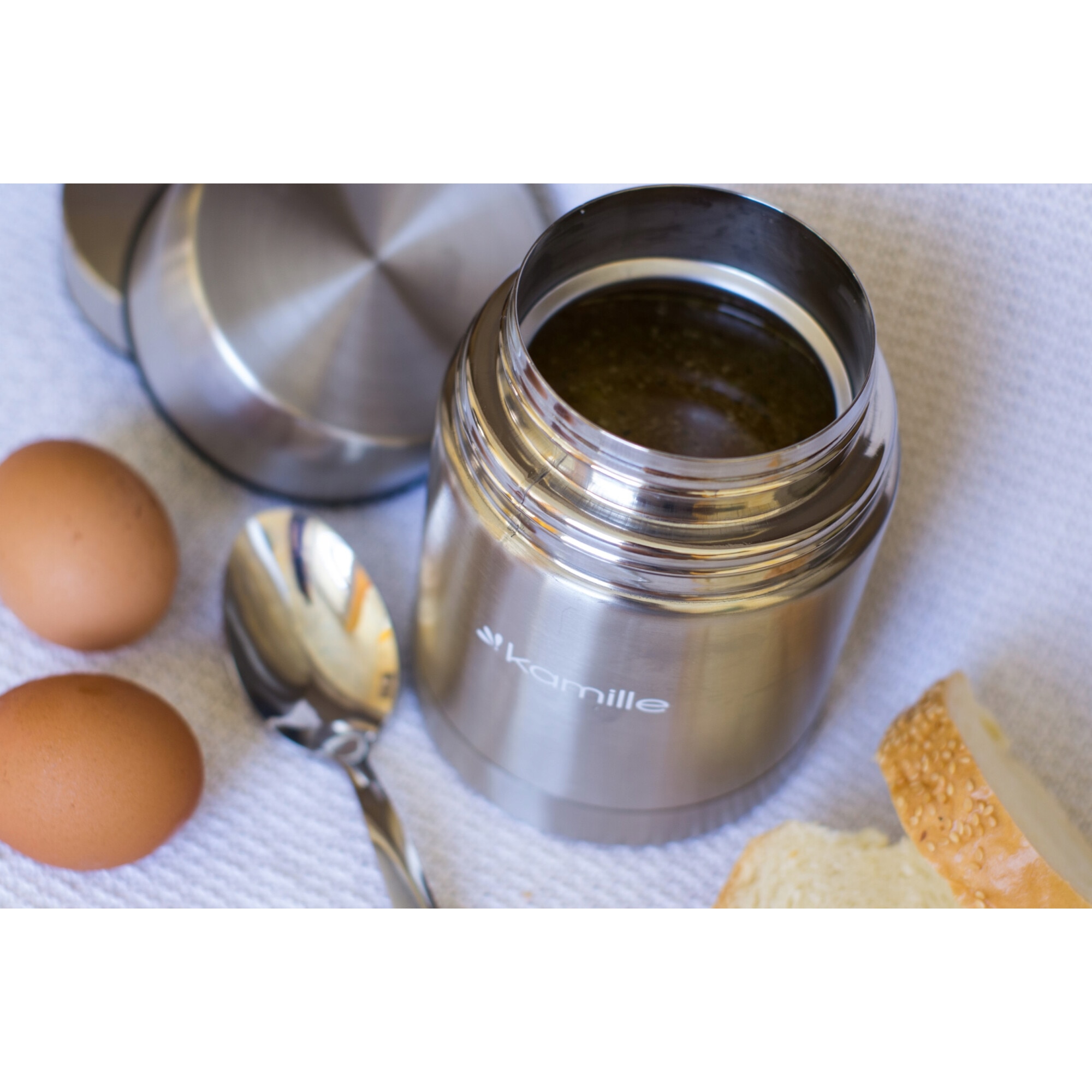 Termos Alimentar Kamille 0,5 L – Recipient Izoterm din Inox pentru ...
