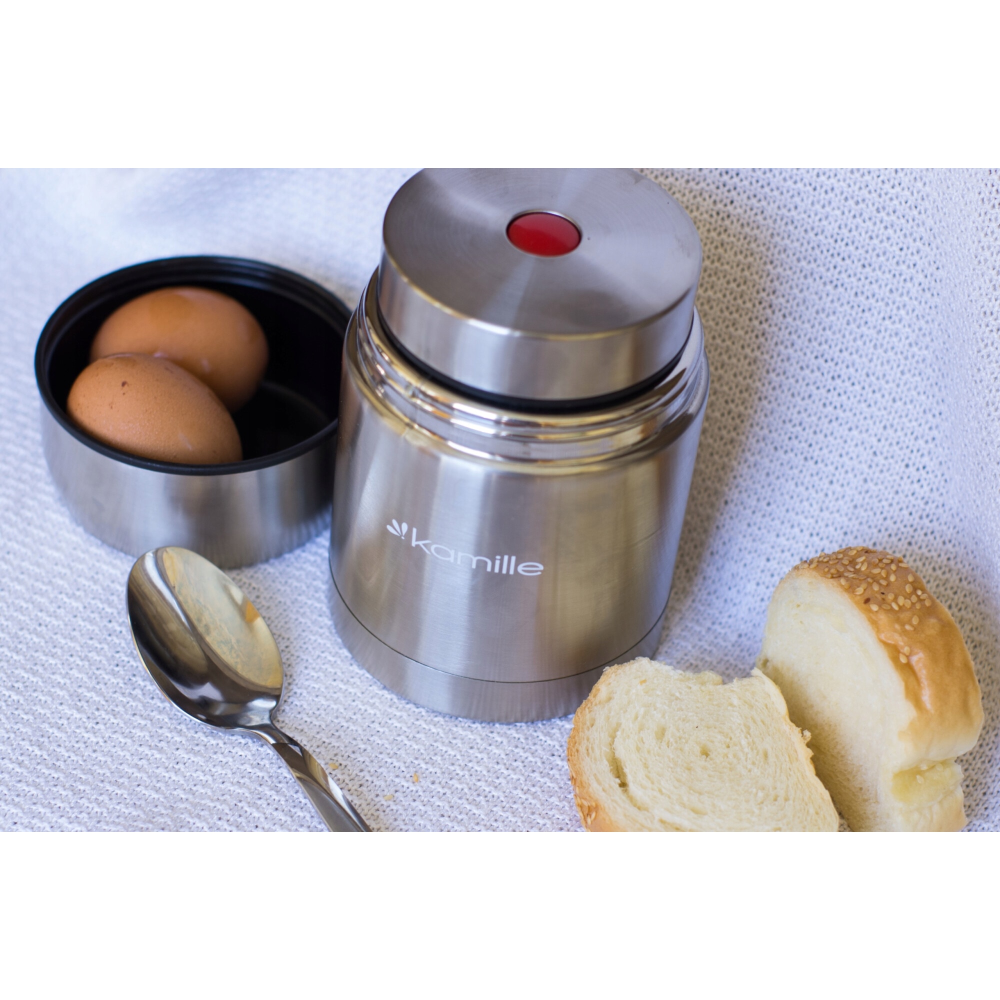 Termos Alimentar Kamille 0,5 L – Recipient Izoterm din Inox pentru ...