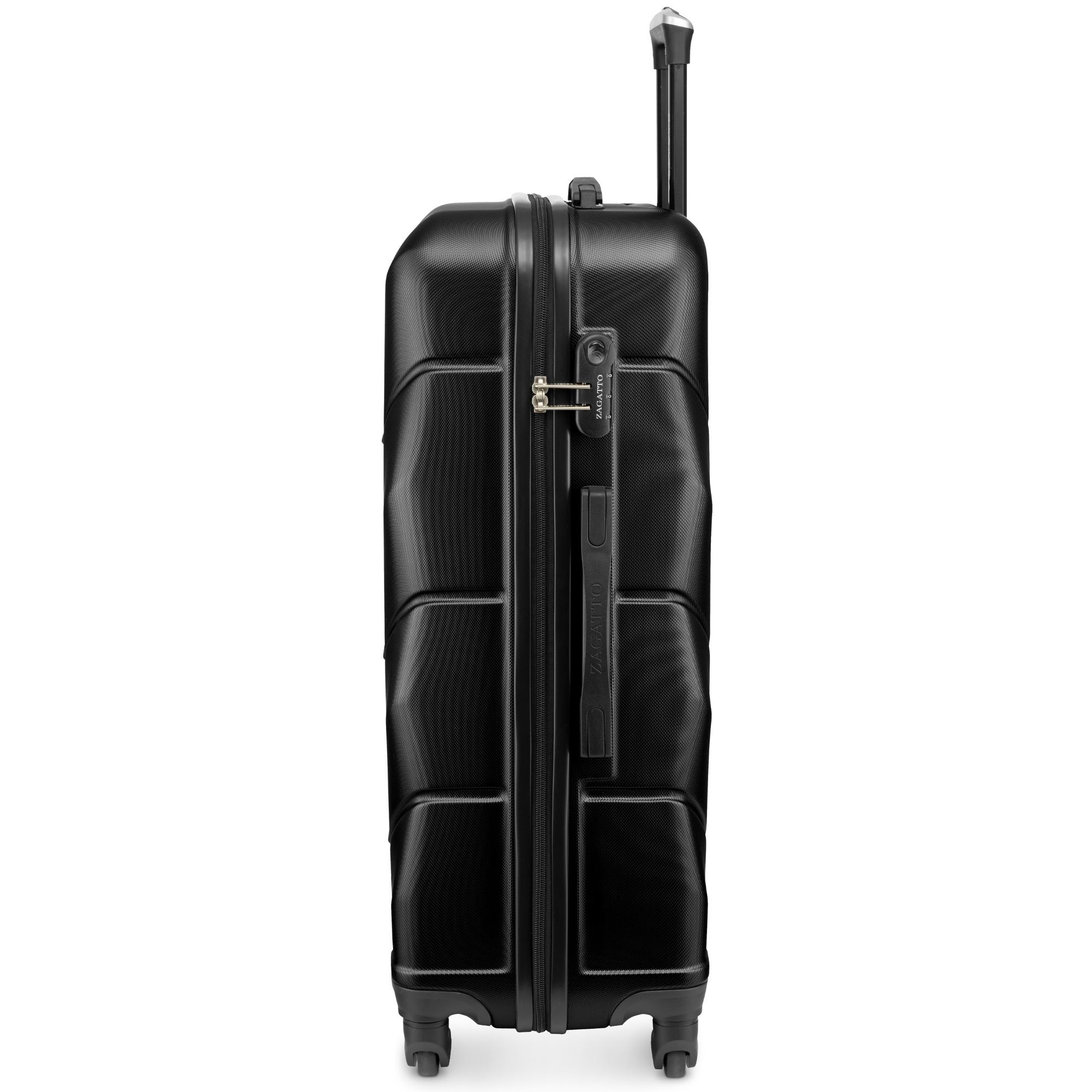 Troler mare, Zagatto®, Negru, Dimensiune 75x48x29 cm, Troller bagaj ...
