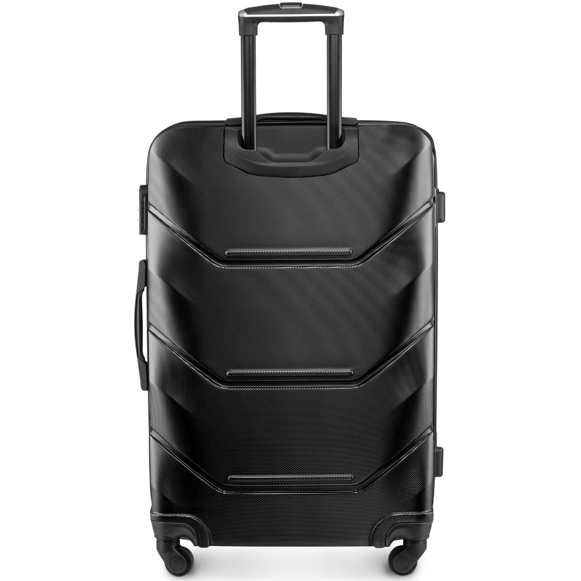 Troler mare, Zagatto®, Negru, Dimensiune 75x48x29 cm, Troller bagaj ...