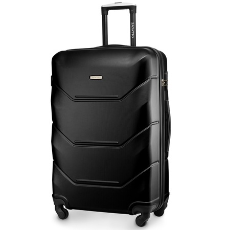 Troler mare, Zagatto®, Negru, Dimensiune 75x48x29 cm, Troller bagaj ...