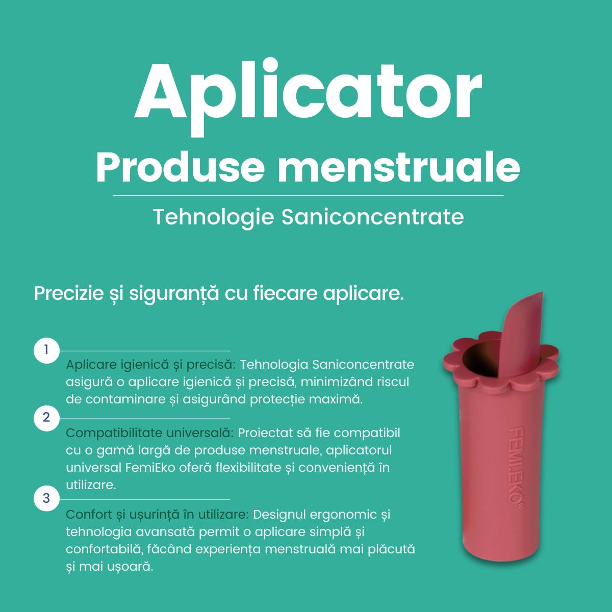 Set pentru menstruatie Femieko reutilizabil, disc menstrual din silicon ...