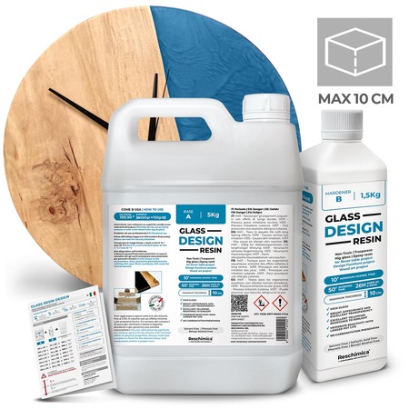 Rasina epoxidica transparenta pentru mese si creatii cu efect de sticla ...