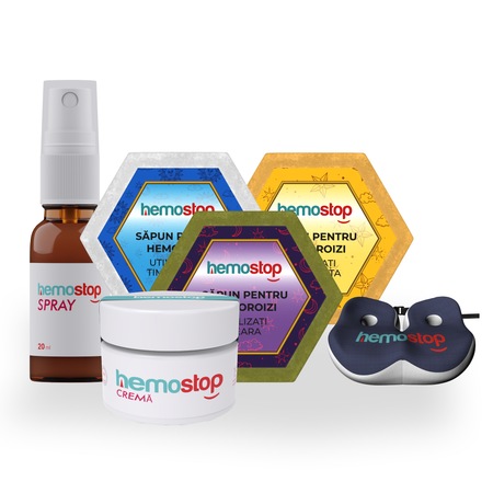 Комплект HemoStop Max за бременни и кърмачки: Крем, Спрей, Сапун за ...