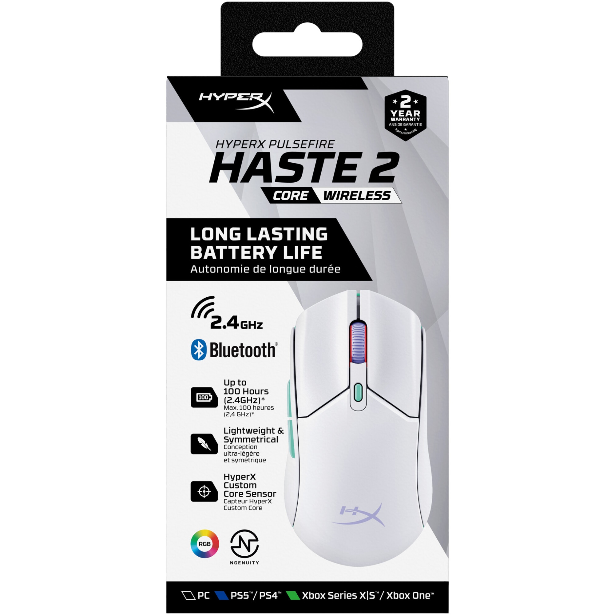 Mouse gaming wireless HyperX Pulsefire Haste 2 Core, 12000 DPI ...