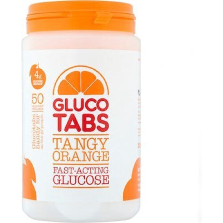Tablete glucoza Natural Care, aroma portocala, 50 comprimate - eMAG.ro