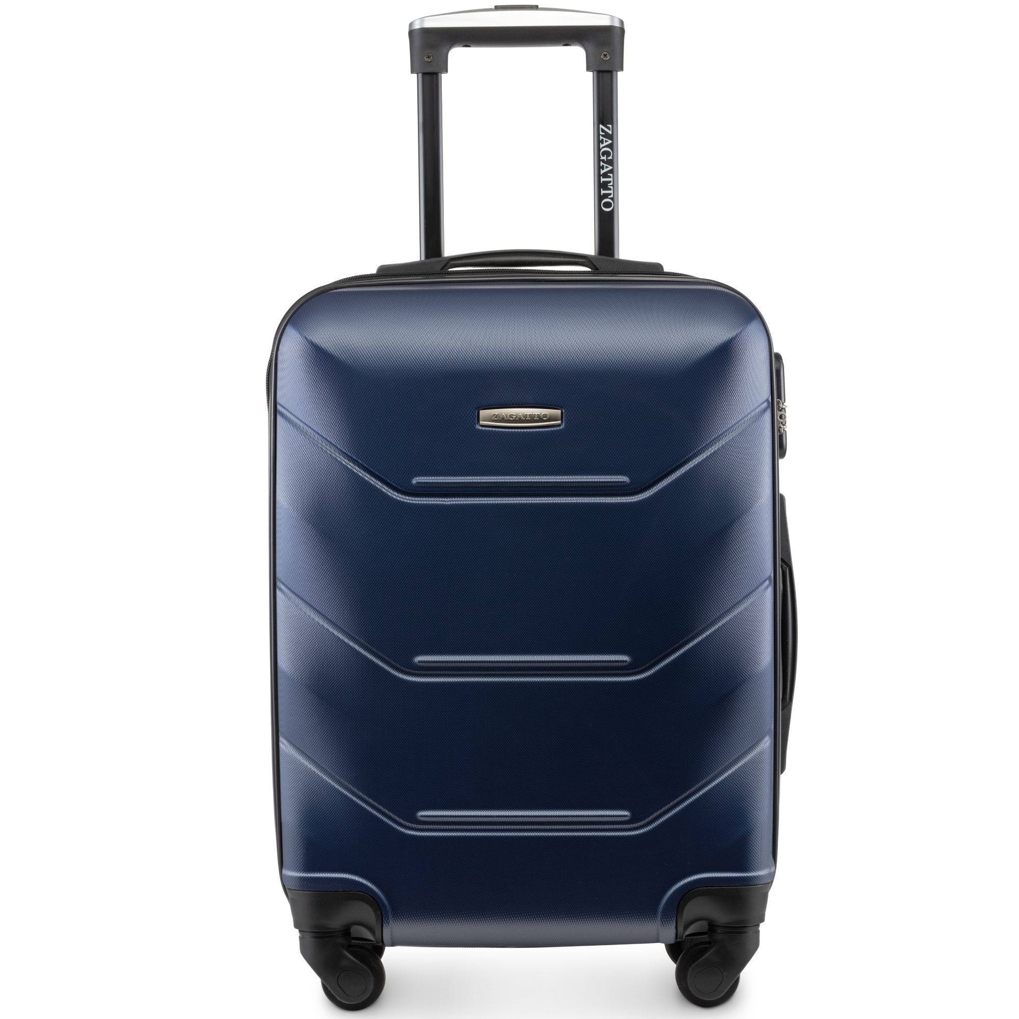 Troler cabina avion, Zagatto®, Albastru, 55x40x20 cm, Compatibil ...