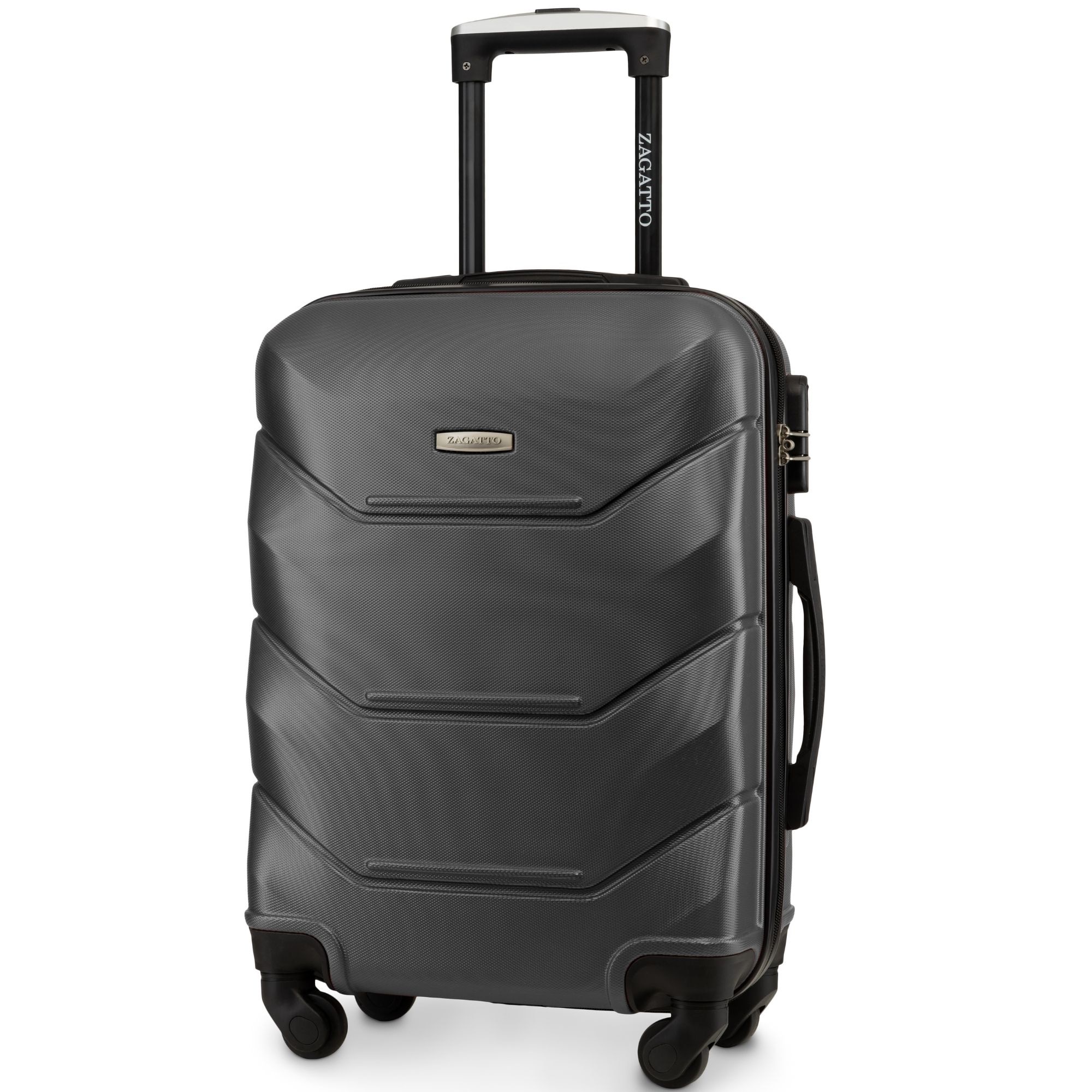 Troler cabina avion, Zagatto®, Graphite, Dimensiune troler 55x40x20 cm ...