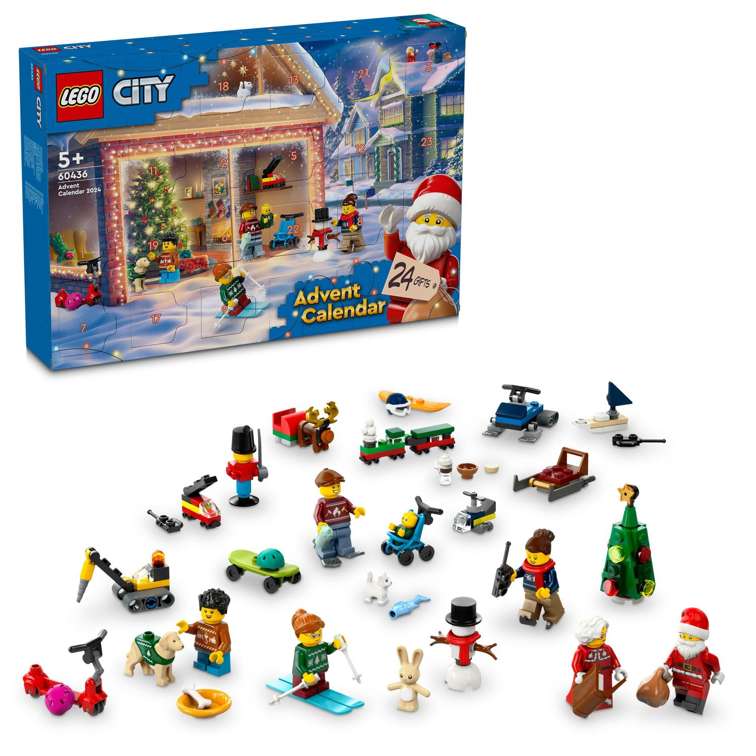 LEGO® City - Calendar de advent 60436, 195 piese - eMAG.ro