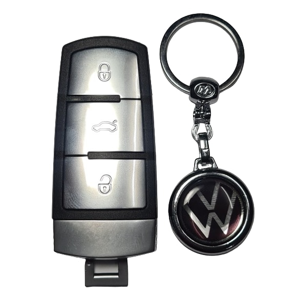 Carcasa cheie Volkswagen Passat CC 2008 - 2016 cu 3 butoane cromata ...