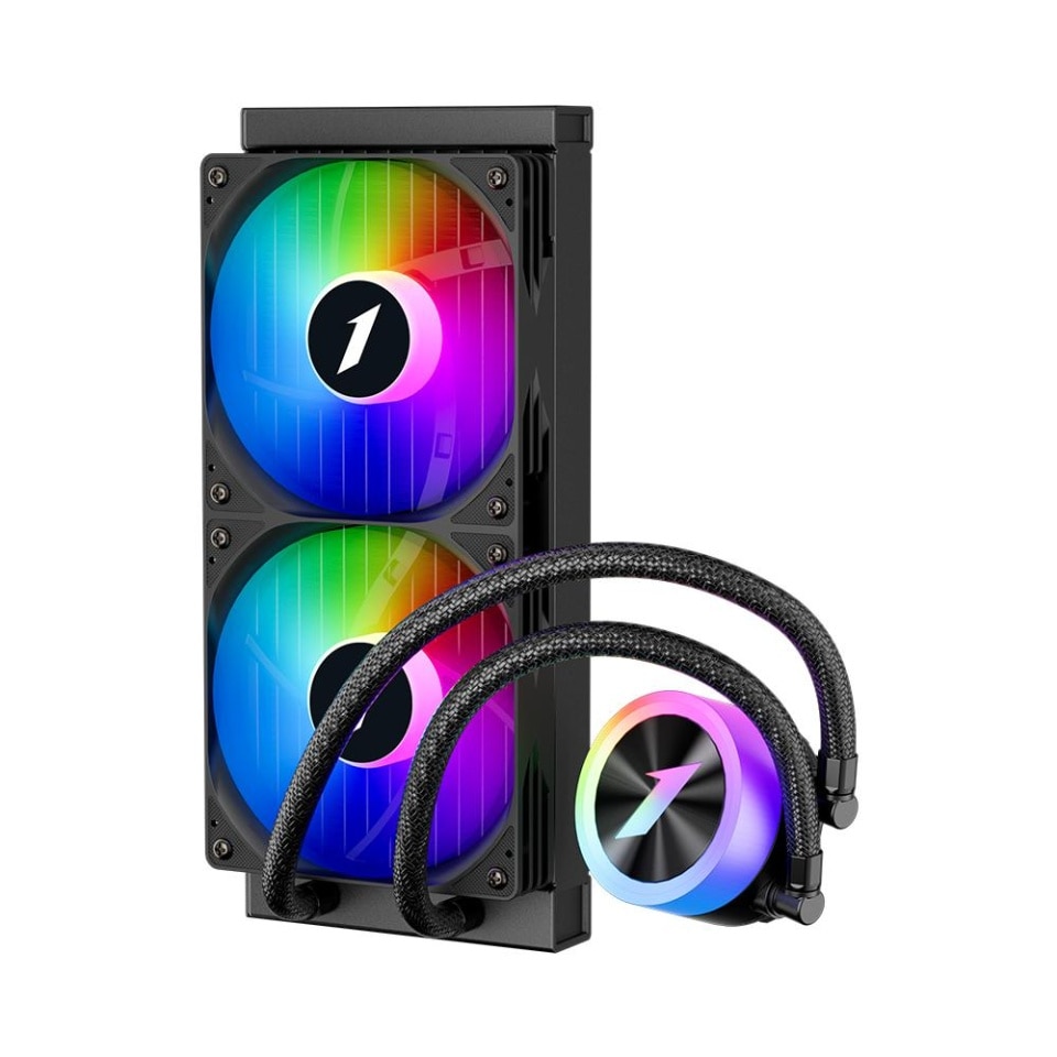 Cooler Procesor 1stPlayer® Thunderstorm TS1 240, ARGB, Black ...