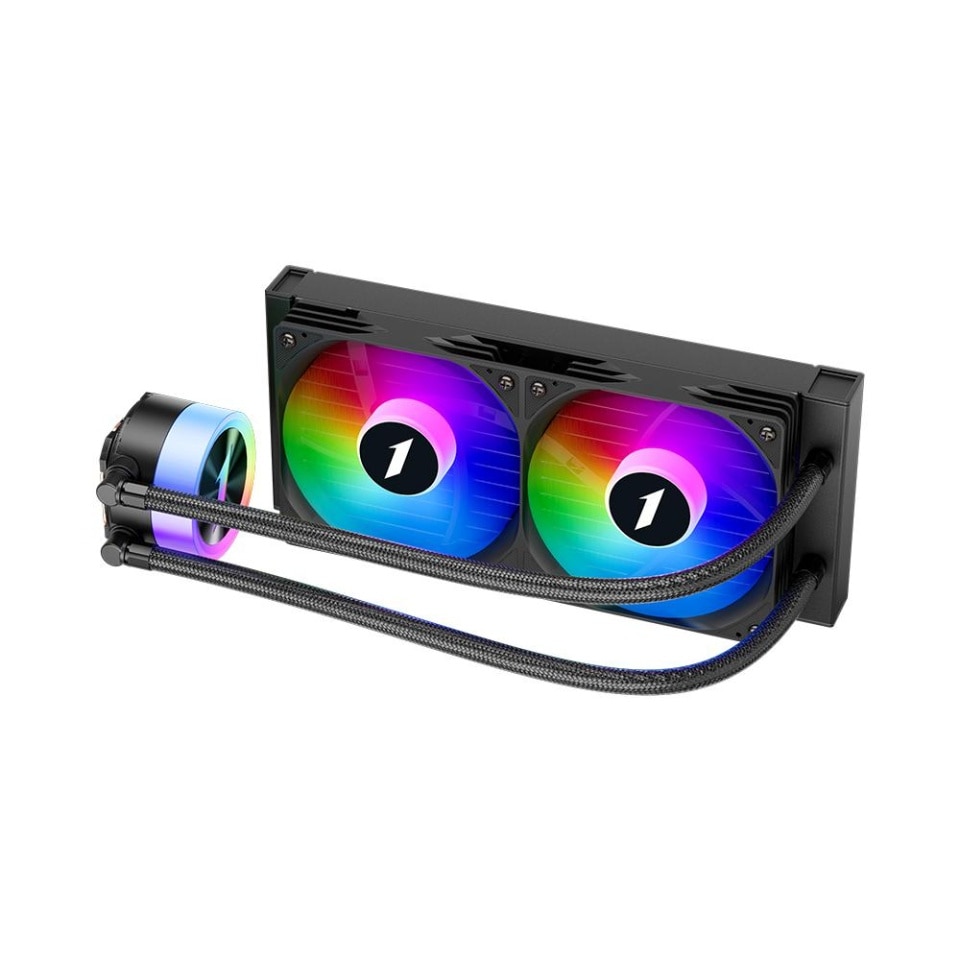 Cooler Procesor 1stPlayer® Thunderstorm TS1 240, ARGB, Black ...