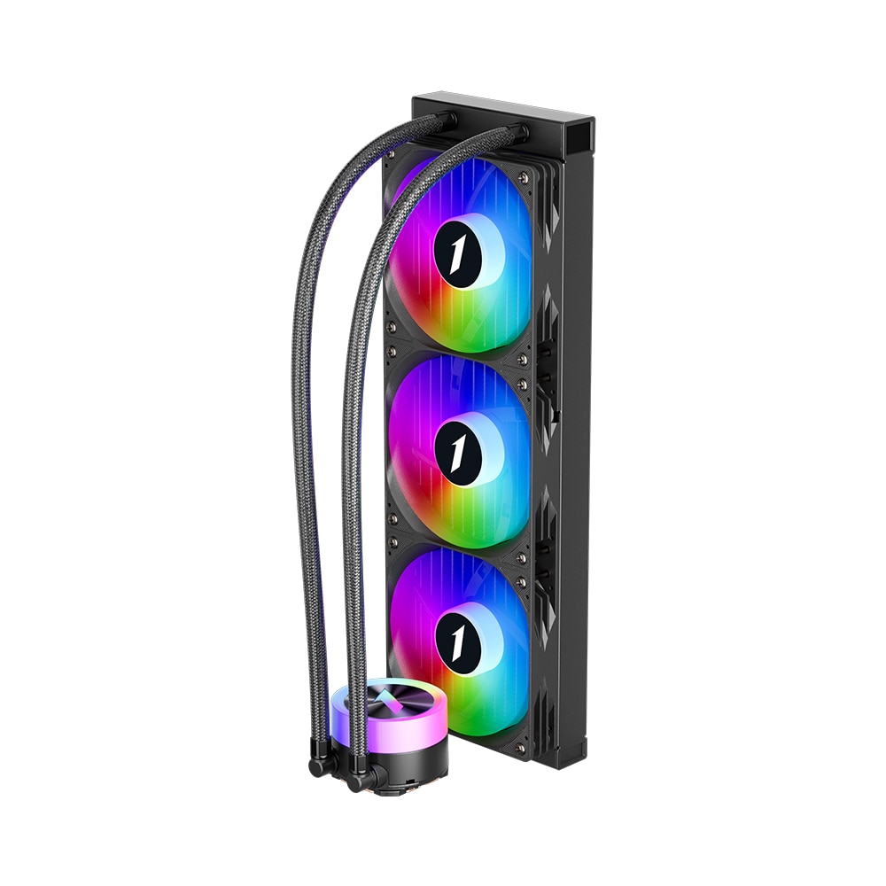 Cooler Procesor 1stPlayer® Thunderstorm TS1 360, ARGB, Black ...