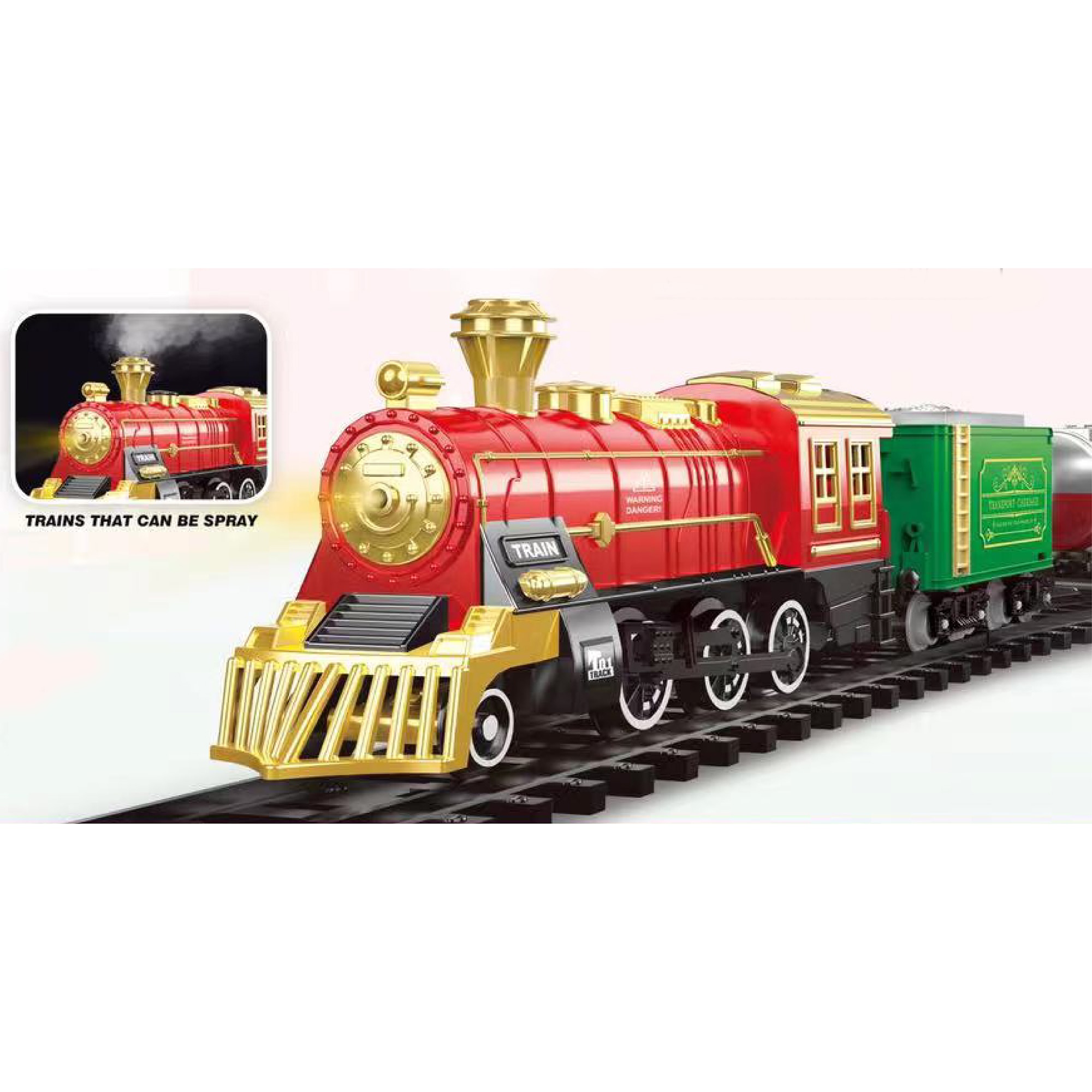 Circuit tren electric Mappy Classic Train, metalic, cu accesorii ...