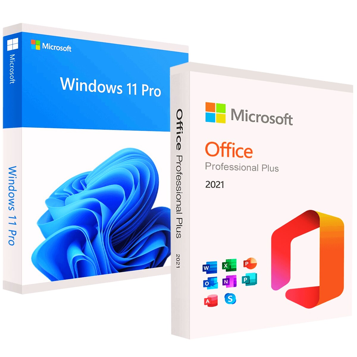 Windows 11 Pro, Retail USB, Magyar + Office 2021 Pro Plus Medialess ...