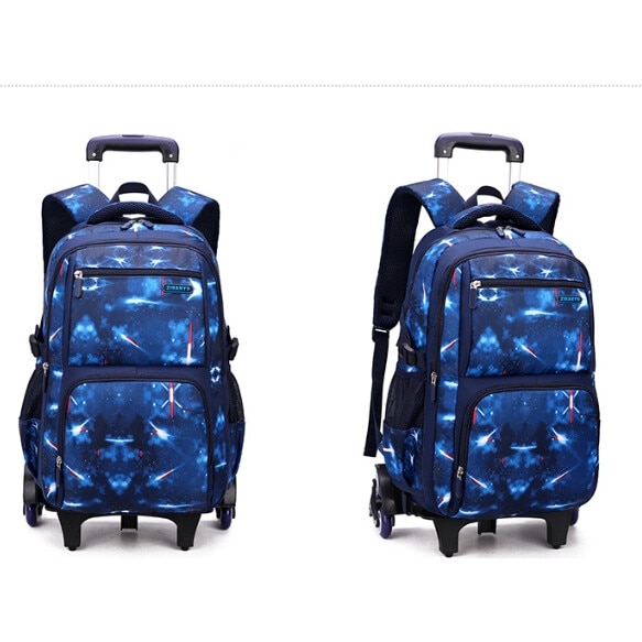 Set Ghiozdan troler Scoala 3 Piese, DEYKAY, cu punga de creion, geanta ...