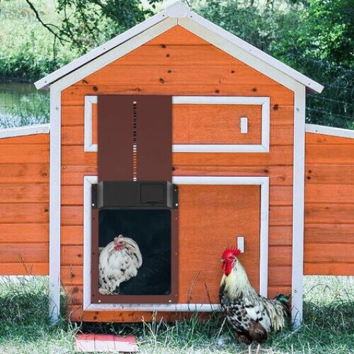 Usa automata pentru cotet Tovbmup, senzor lumina, rezistenta la apa ...