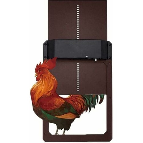 Usa automata pentru cotet Tovbmup, senzor lumina, rezistenta la apa ...