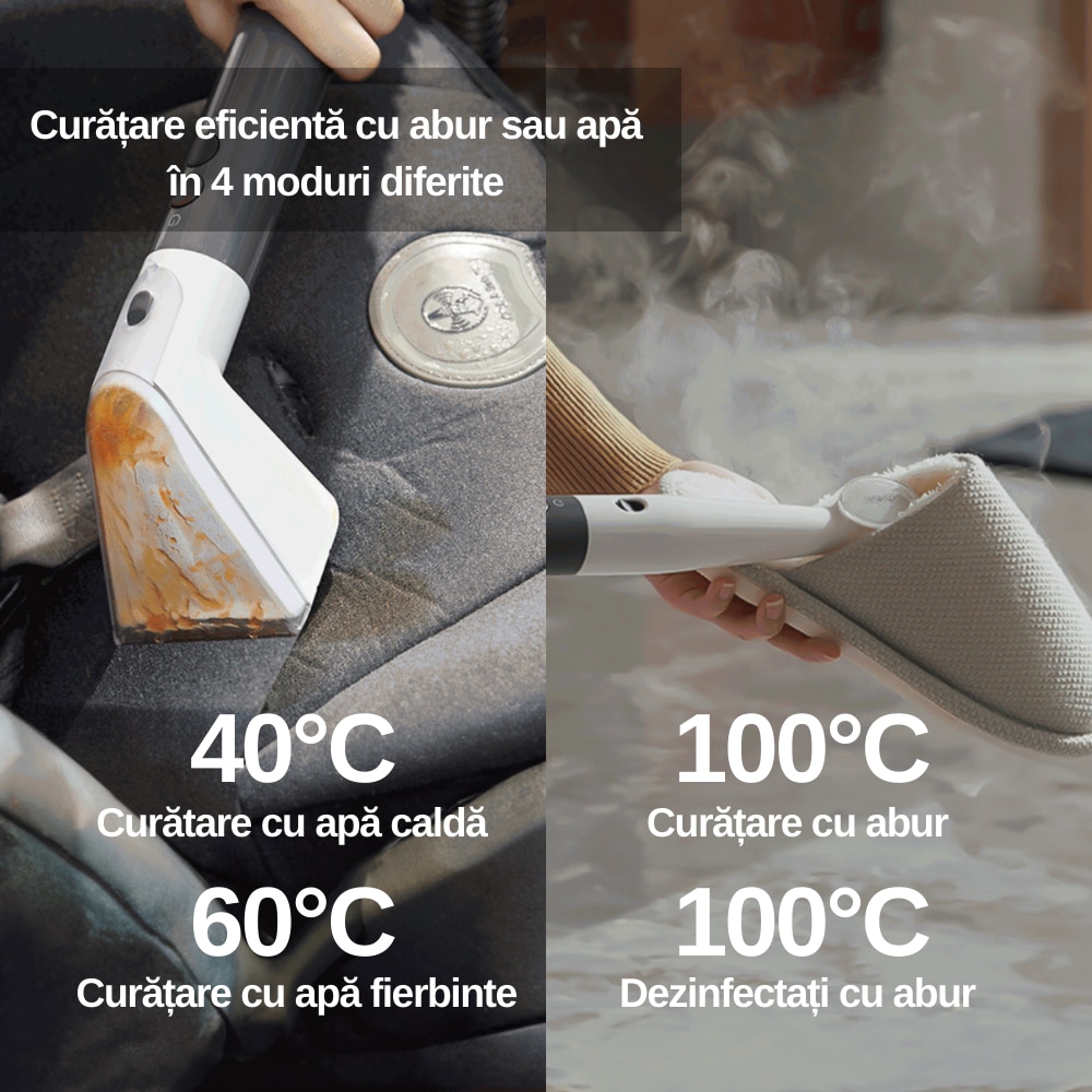 Aspirator profesional cu spalare cu abur 100ºC RYER STAIN CLEANER ...