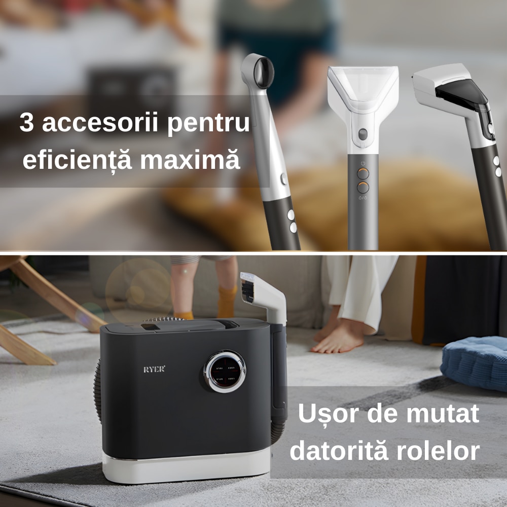 Aspirator profesional cu spalare cu abur 100ºC RYER STAIN CLEANER ...