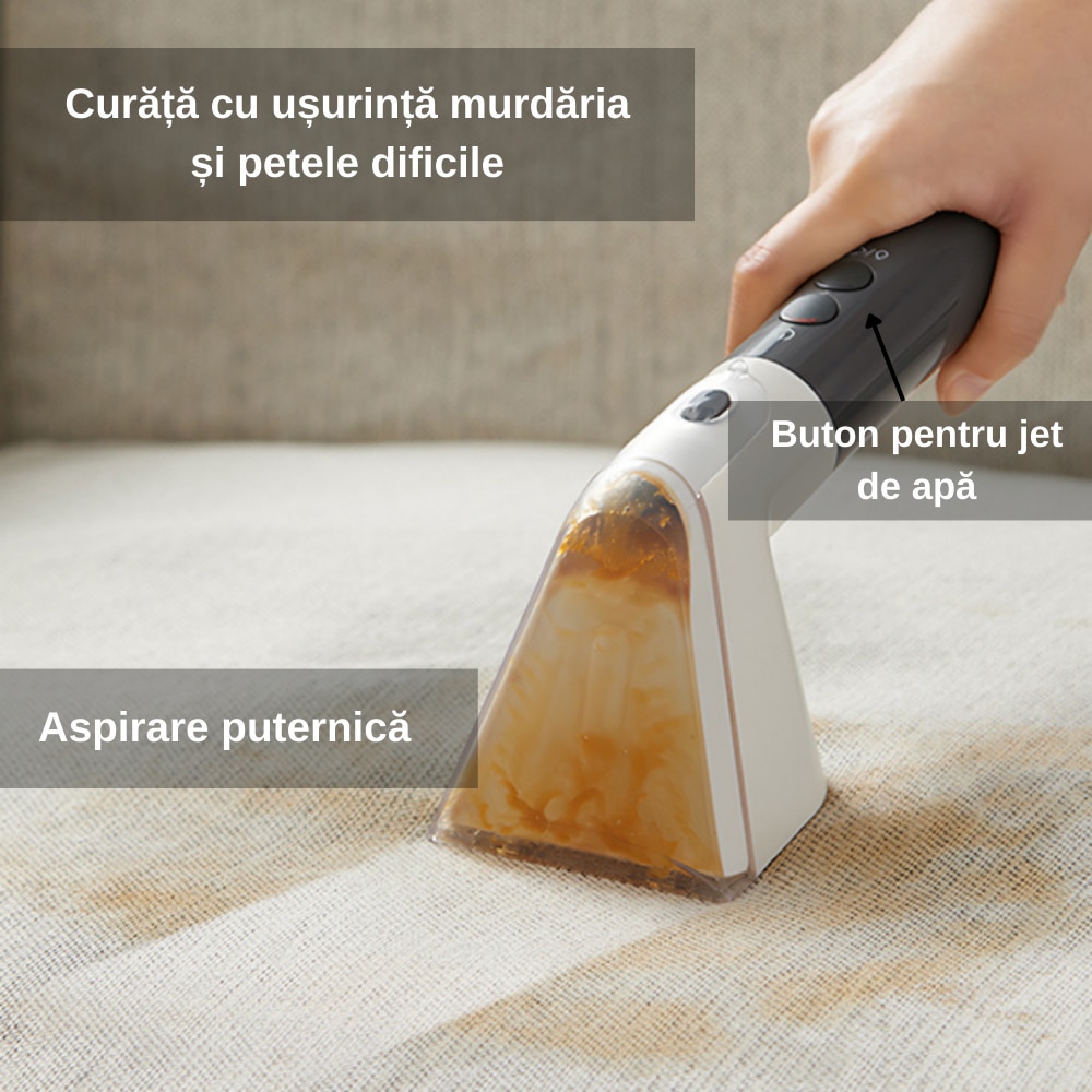 Aspirator profesional cu spalare cu abur 100ºC RYER STAIN CLEANER ...