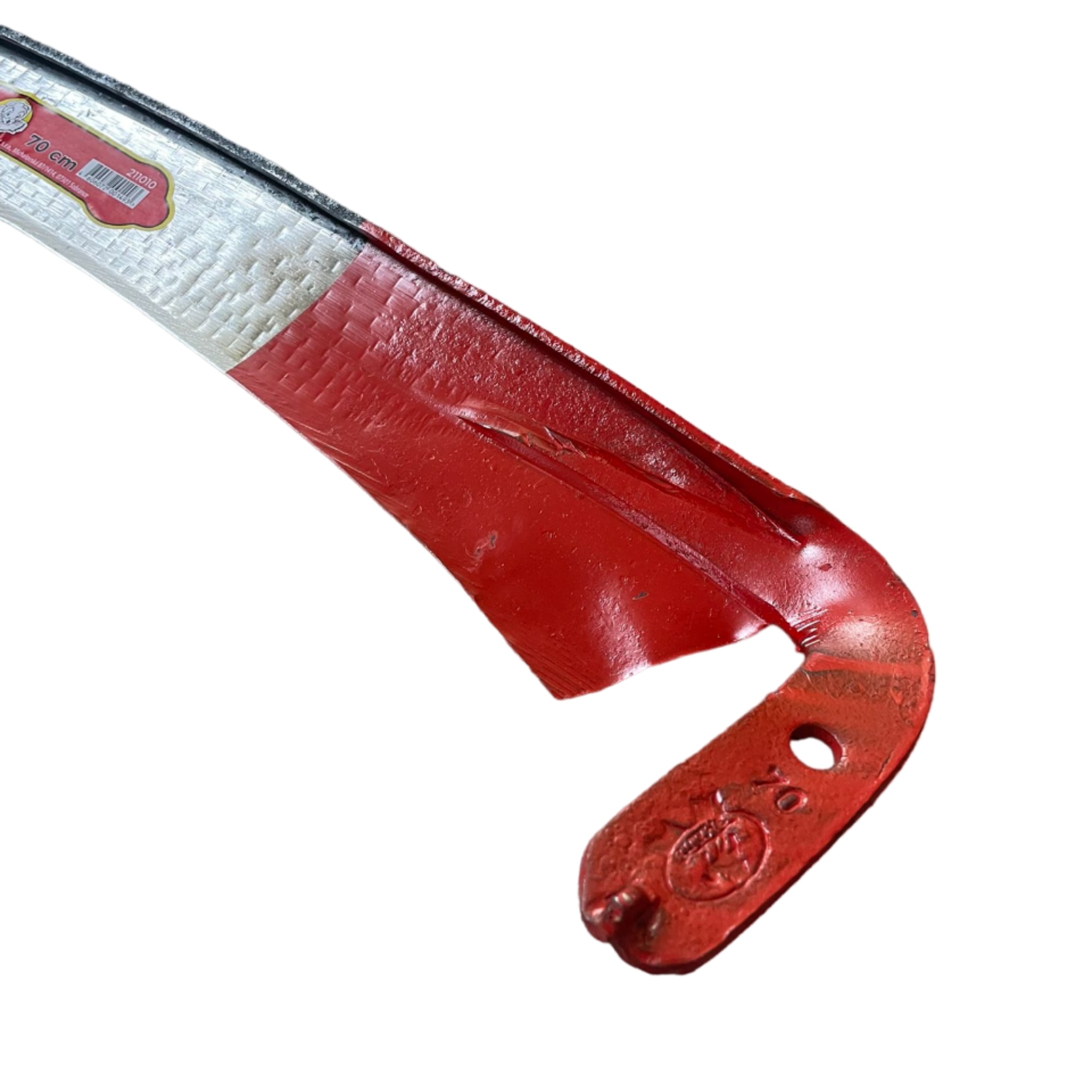 Set complet coasă manuală Saiga, 60cm lamă, 190cm coadă lemn, cu piatră ...