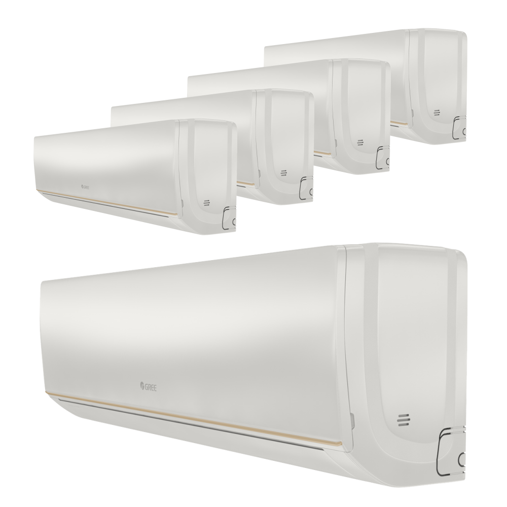 Sistem aer conditionat Gree pentru 5 incaperi, multisplit, unitate ...