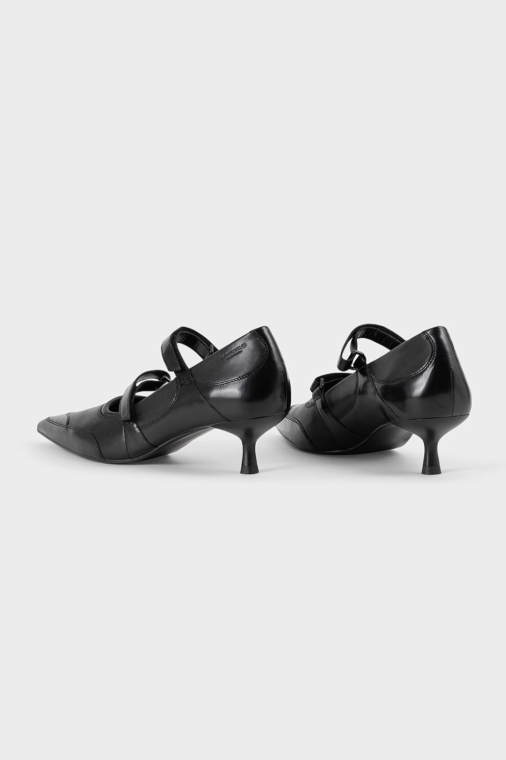 Vagabond Shoemakers, Pantofi de piele cu toc kitten Lykke, Negru, 40 ...