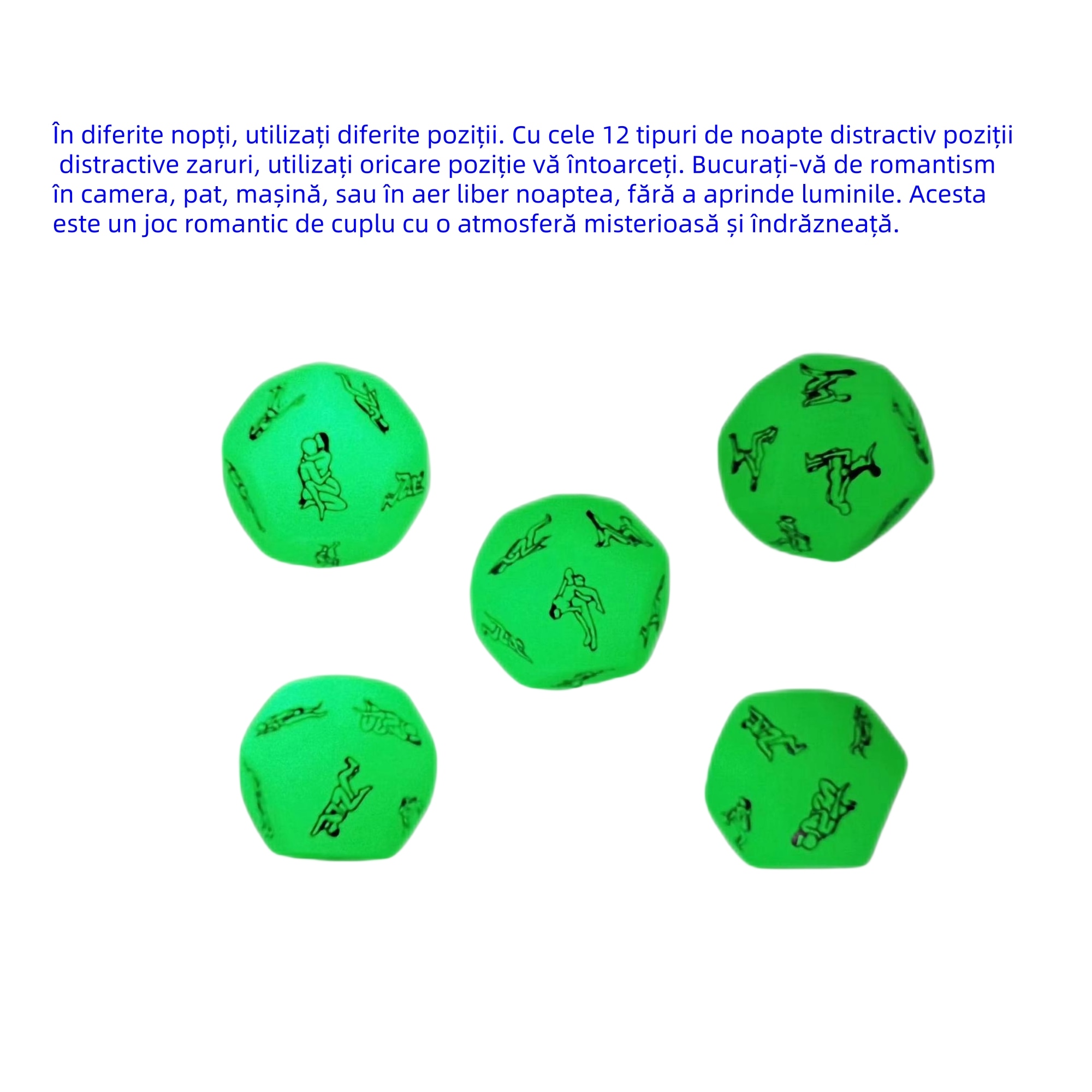 Set Zaruri Erotice, Luminoase, 12 Fete, Plastic, 25mm - eMAG.ro