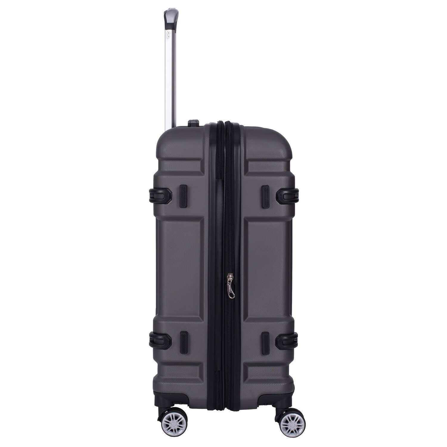 Troler marime M, 65x46x30 cm, Extensibil, 4 roti duble cu rotatie 360 ...