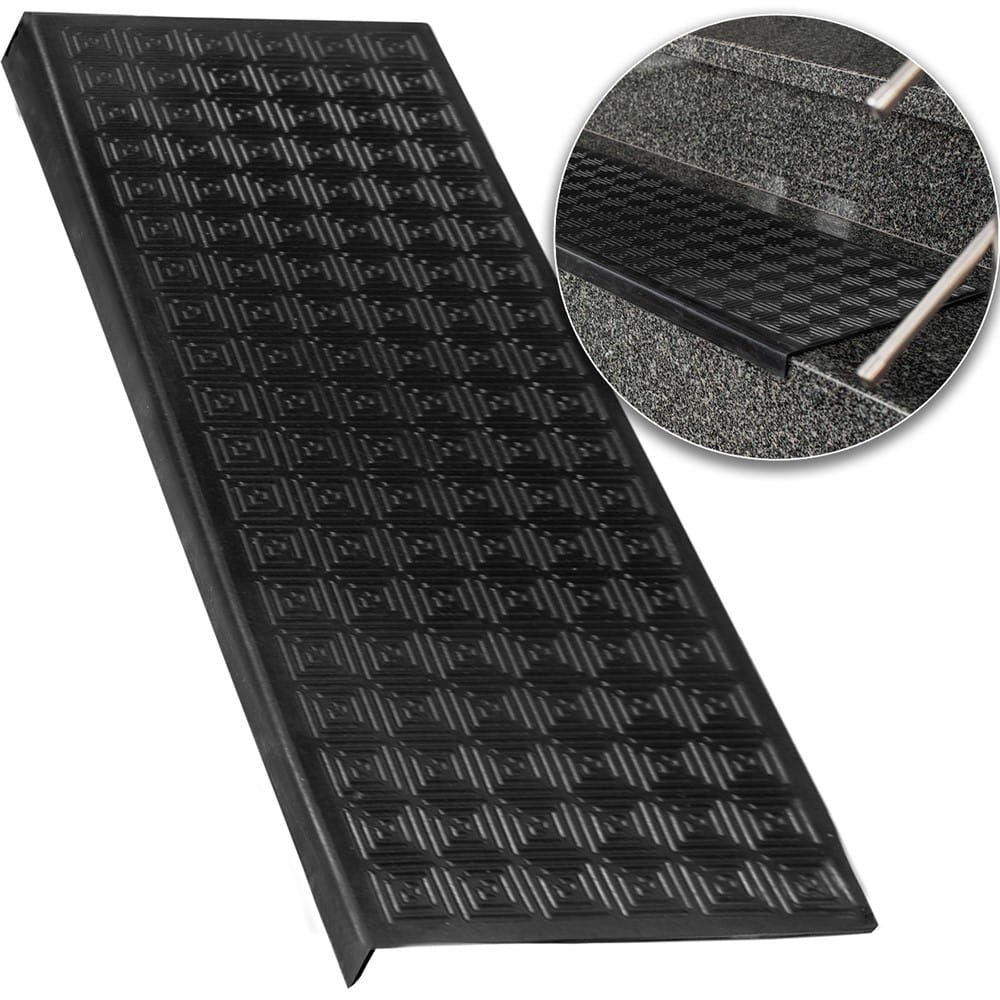 Covor de cauciuc antiderapant pentru trepte, 25x75cm, Negru - eMAG.ro