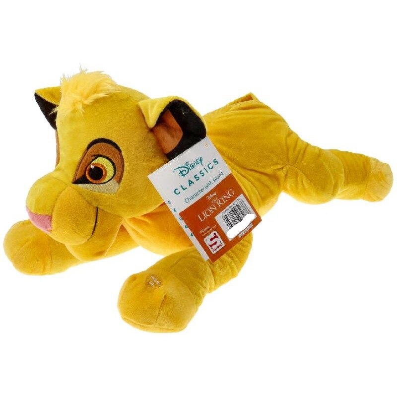 Jucarie de plus Lion King - Simba, cu sunete, 50cm - eMAG.ro